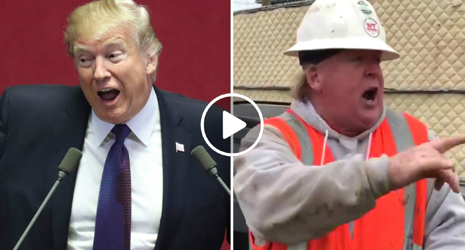 Sósia Operário De Trump Faz Incrível Imitação