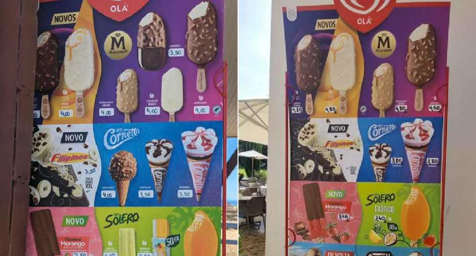 Gelados Da “Olá” a Preços Excêntricos No Algarve Deixaram As Redes ...