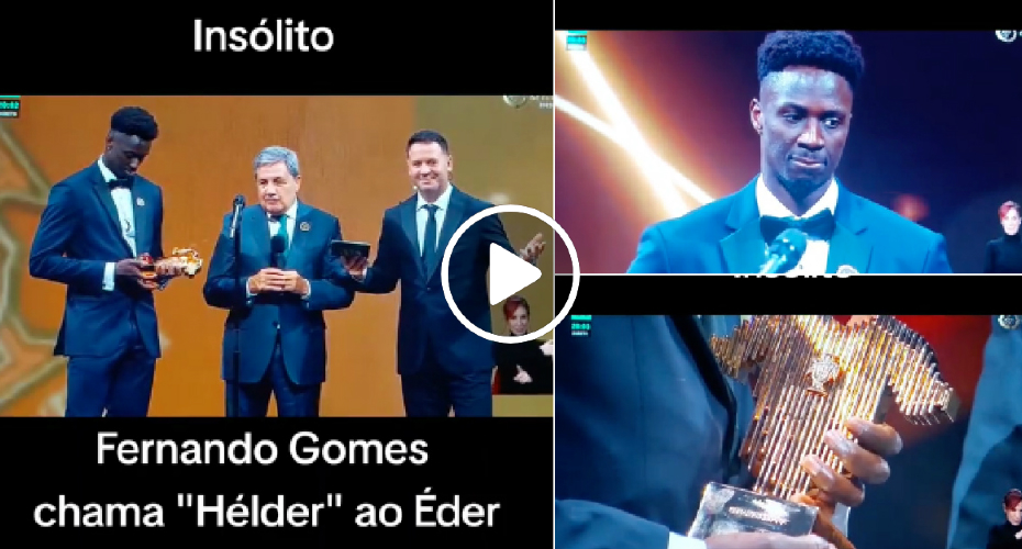 Fernando Gomes Chama “Hélder” Ao Éder Na Gala Quinas De Ouro