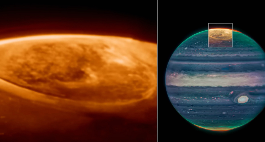 James Webb Capta Imagens De Auroras Na Atmosfera De Júpiter